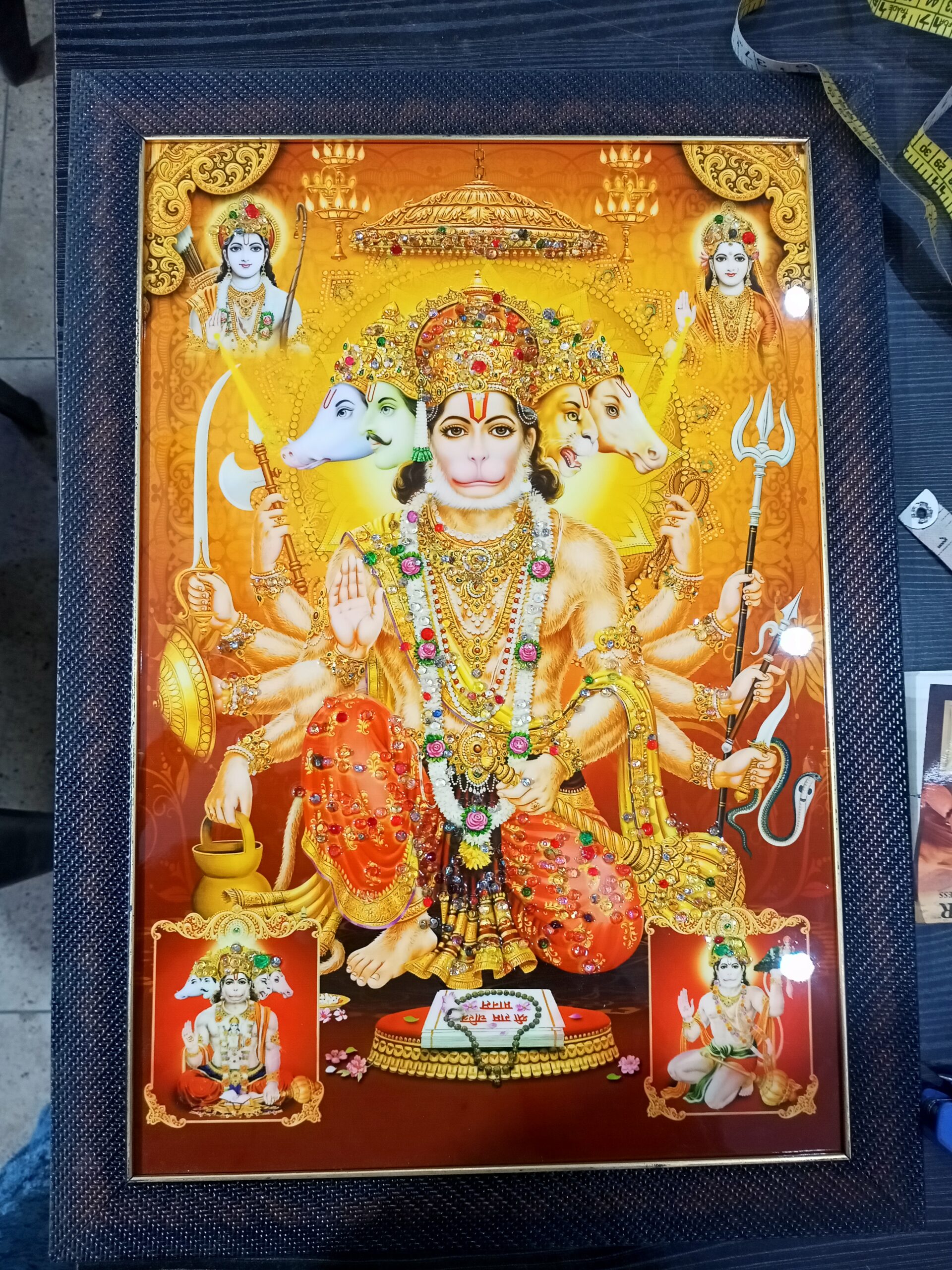 Panchmukhi Hanuman Ji Frame – Sanatan Factory